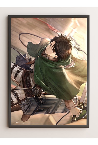 Duo Shop Attack On Titan Anime Poster - Yüksek Çözünürlük Hd Duvar Posteri - Çerçevesiz