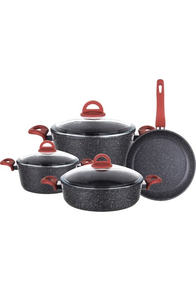 Aryıldız Granit 20+24 cm + 28 Tencere + 28 cm Tava