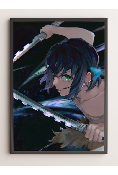 Duo Shop Demon Slayer Anime Poster - Yüksek Çözünürlük Hd Duvar Posteri - Çerçevesiz