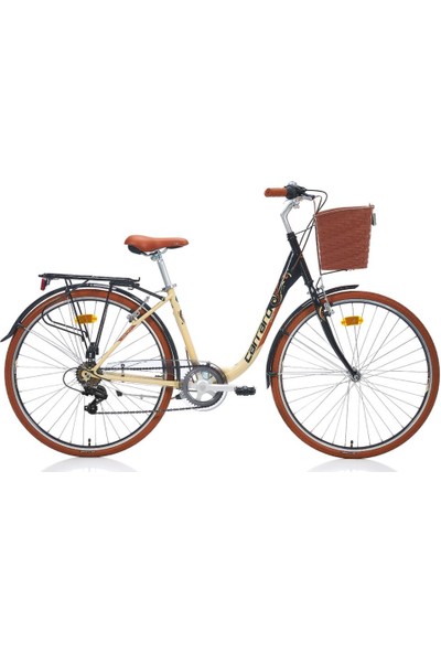 Carraro Juliana 28 Jant 7 Vites Kadın Şehir Bisikleti Siyah-Bej-Kahverengi 43 cm Carraro Juliana 28 Jant 7 Vites Kadın Şehir Bisikleti Siyah-Bej-Kahverengi 43 cm