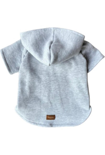 Buddy Store Kedi Köpek Kıyafeti & Elbisesi Model Düz Gri