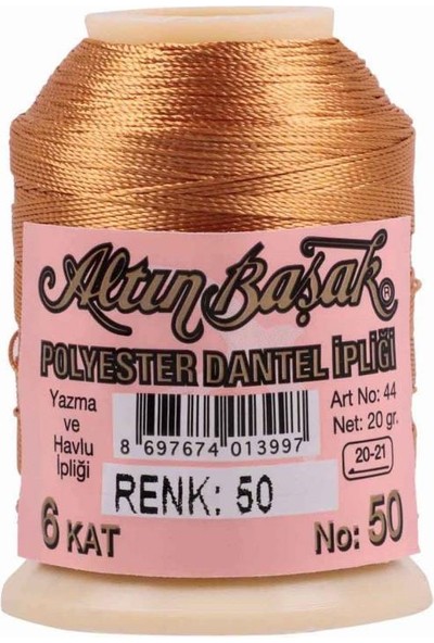 Altınbaşak Havlu Oya Dantel Ipliği No 50 050 Renk 6 Kat 20 gr T41669