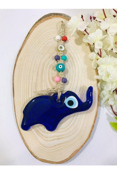 Erdoğan Hobi Büyük Fil Nazar Boncuğu Askı Dekoratif Süs Erdoğan Hobi Büyük Fil Nazar Boncuğu Askı Dekoratif Süs