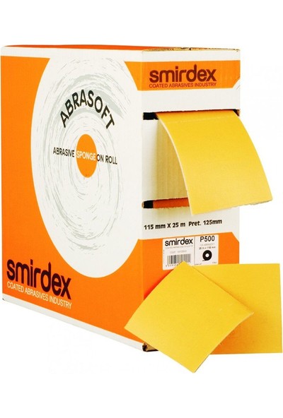 Smirdex Sünger Rulo Zımpara 115 Mm 220 Kum Smirdex Sünger Rulo Zımpara 115 Mm 220 Kum