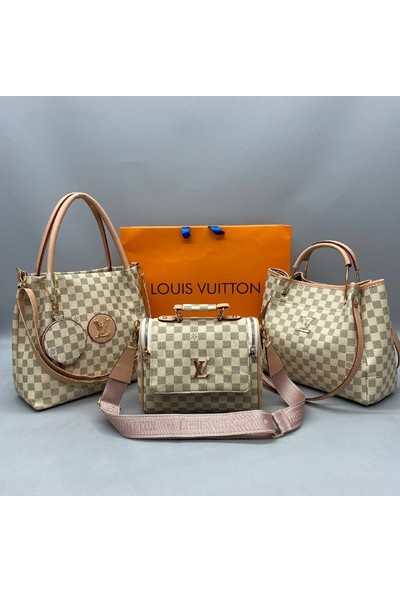 Kadın 3'lü Omuz Askılı Çanta Seti