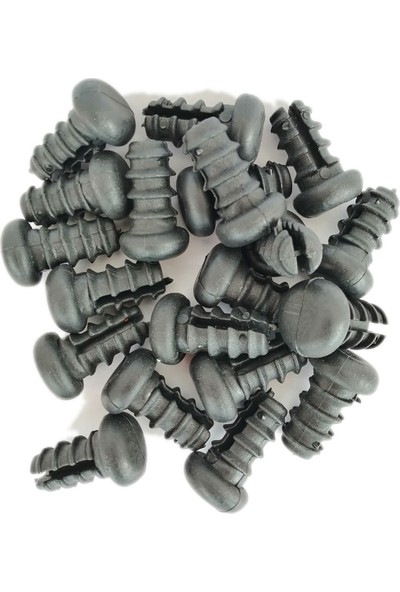 Aska Sandalye Profil Ayak Pabucu Ayak Tapa Takozu Iç 16 Mm (20 Adet)