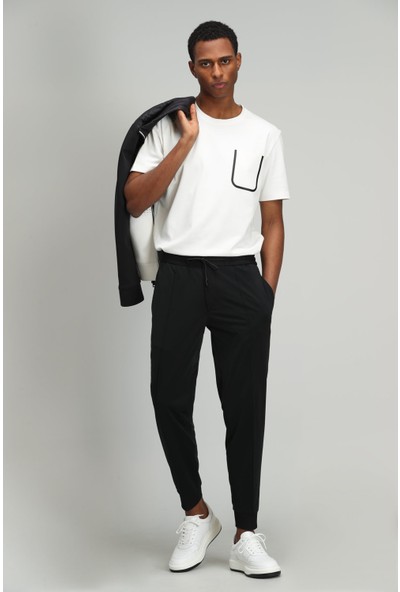 Lufian Pito Jogger Pantolon Tailored Fit Siyah