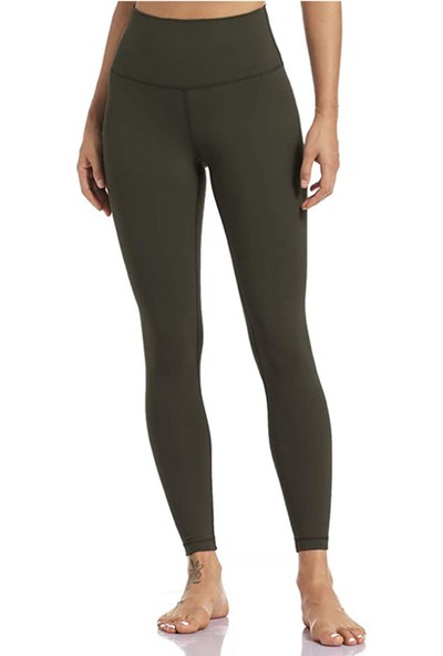 QQiWei Kadın Yüksek Bel Katı Renk Sıkı Spor Yoga Pantolon Çıplak Gizli Yoga Pantolon (Yurt Dışından) QQiWei Kadın Yüksek Bel Katı Renk Sıkı Spor Yoga Pantolon Çıplak Gizli Yoga Pantolon (Yurt Dışından)