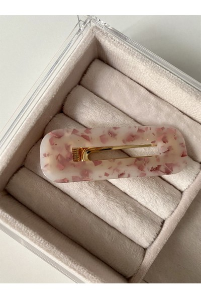 Youes Jewelry Pembe Klipsli Lüx Toka