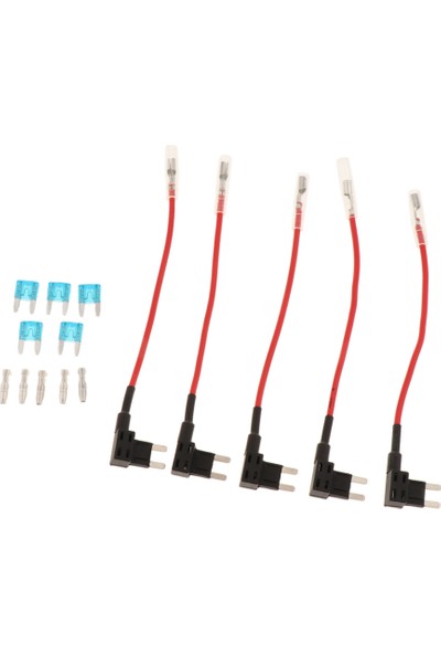 5 Adet Bir Devre Sigorta Dokunun Piggy Mini Geri Sigorta Tutucu Atm Apm 12/24 V 5 Adet Bir Devre Sigorta Dokunun Piggy Mini Geri Sigorta Tutucu Atm Apm 12/24 V