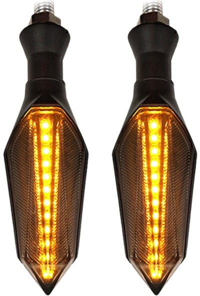 2x Motosiklet Motosiklet Dönüş Sinyal Işıkları Göstergeleri Amber Akan Lambası 12 V 2x Motosiklet Motosiklet Dönüş Sinyal Işıkları Göstergeleri Amber Akan Lambası 12 V