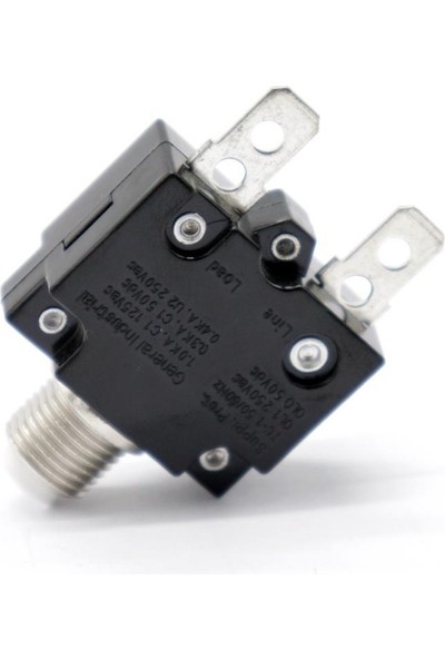 Push Button Reset Sadece Vida Terminalleri Sıfırlanabilir Devre Kesici - 15 Amper Push Button Reset Sadece Vida Terminalleri Sıfırlanabilir Devre Kesici - 15 Amper