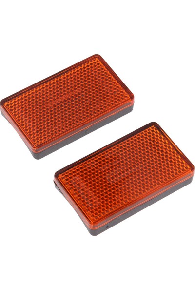 Ön Çatal Amber Reflektörler Evrensel Motosiklet Atv Dirt Bike Scooter Için Ön Çatal Amber Reflektörler Evrensel Motosiklet Atv Dirt Bike Scooter Için