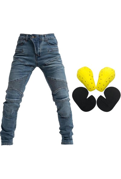 Sharplace Erkek Yarışı Motosiklet Pantolon Motocross Jeans Atv Macera Mavi Xl Sharplace Erkek Yarışı Motosiklet Pantolon Motocross Jeans Atv Macera Mavi Xl