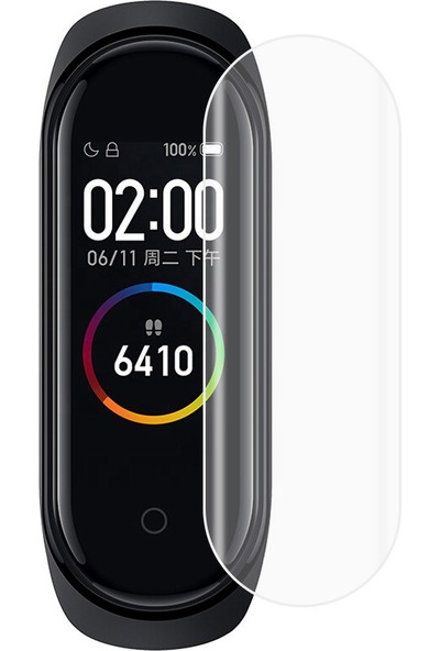 Kyver Xiaomi Mi Band 5 ve 6 Uyumlu Ekran Koruyucu Nano Film Jelatin