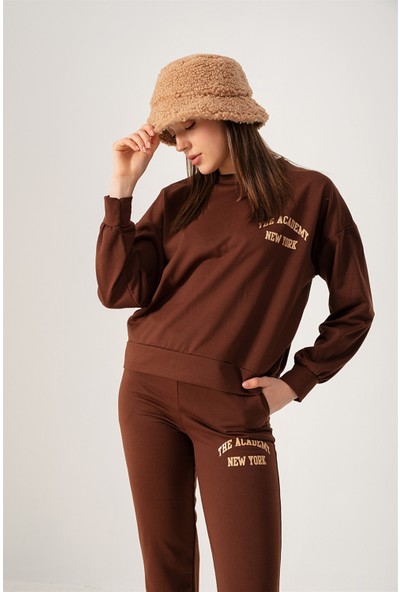 MyLove Koley Baskılı Sweat Takım