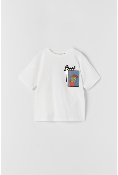 Erkek Çocuk Simpsons Baskılı Tshirt Erkek Çocuk Simpsons Baskılı Tshirt