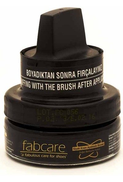 Fabcare Deri Ayakkabı Boyası Cam Kavanoz