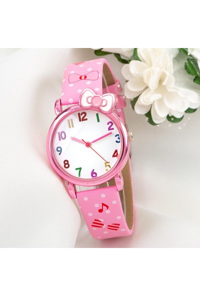Pinkoli Analog Fiyonk Tasarım Kız Çocuk Kol Saati ST-304039