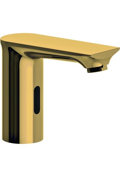 Gpd Fotoselli Tek Su Girişli Lavabo Bataryası Altın FLB13-A-2