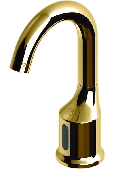Gpd Fotoselli Tek Su Girişli Lavabo Bataryası Altın FLB11-A-2 Gpd Fotoselli Tek Su Girişli Lavabo Bataryası Altın FLB11-A-2
