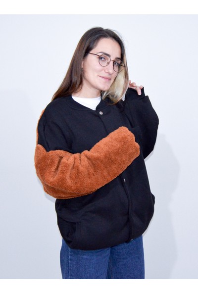 Vakker Klaer Sırt Peluş Ayıcıklı Kolej Ceket