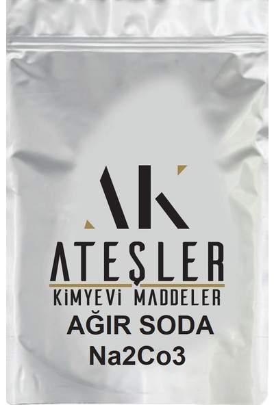 Ateşler Kimyevi Ağır Soda NA2CO3 1 kg Ateşler Kimyevi Ağır Soda NA2CO3 1 kg