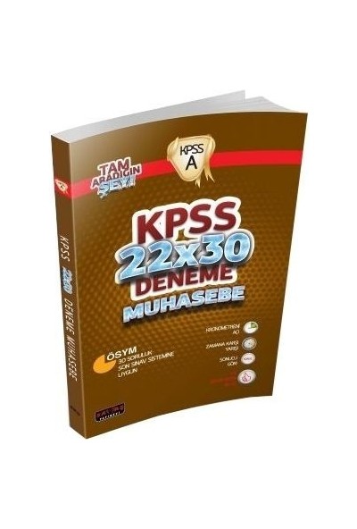 Savaş Yayınevi KPSS A Grubu Muhasebe 22X30 Deneme Savaş Yayınları Savaş Yayınevi KPSS A Grubu Muhasebe 22X30 Deneme Savaş Yayınları