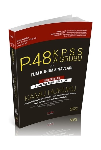 Savaş Yayınevi P48 KPSS A Grubu Kamu Hukuku Konu Anlatımlı Savaş Yayınları 2022 Savaş Yayınevi P48 KPSS A Grubu Kamu Hukuku Konu Anlatımlı Savaş Yayınları 2022