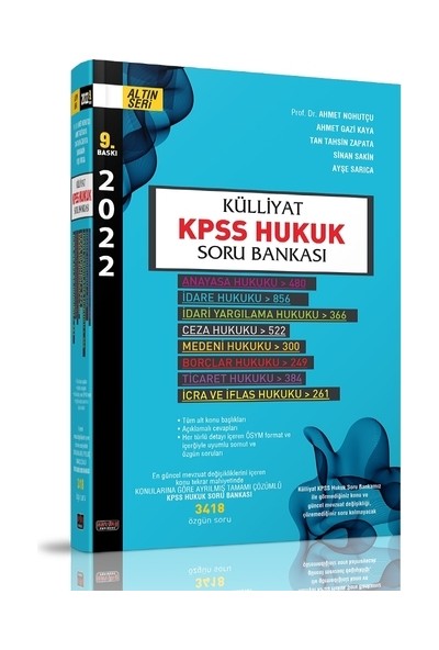 Savaş Yayınevi Külliyat KPSS Hukuk Soru Bankası Savaş Yayınları 2022 Savaş Yayınevi Külliyat KPSS Hukuk Soru Bankası Savaş Yayınları 2022