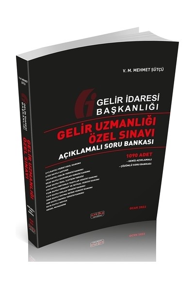 Savaş Yayınevi Gib Gelir Uzmanlığı Özel Sınavı Soru Bankası Savaş Yayınları 2022