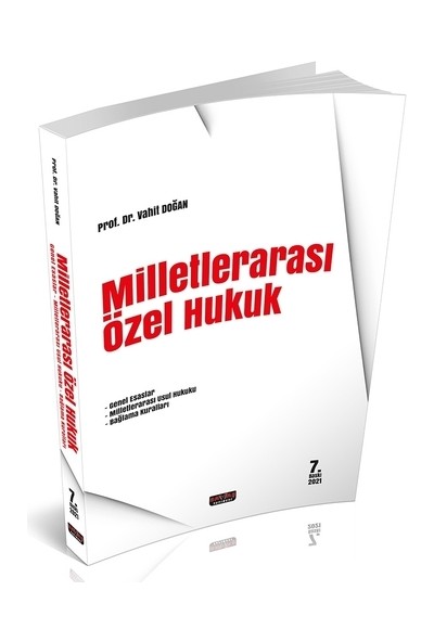 Milletlerarası Özel Hukuk - Vahit Doğan