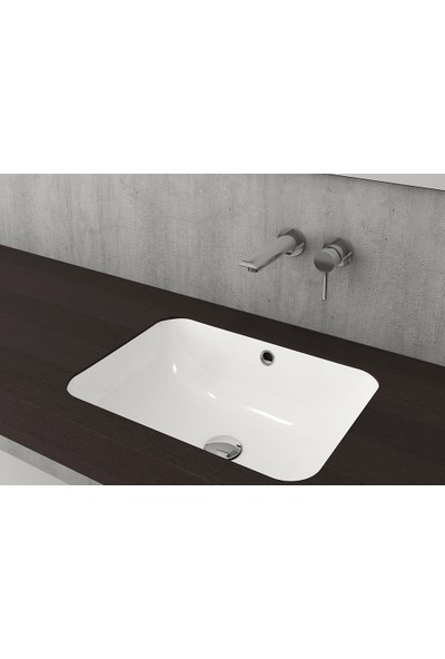 Bocchı Scala Tezgah Altı Lavabo 55 cm -Parlak Beyaz Bocchı Scala Tezgah Altı Lavabo 55 cm -Parlak Beyaz