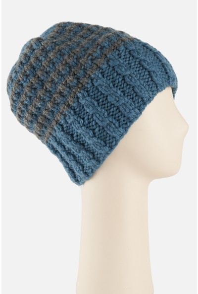 Pink Bear Özel Tasarım %100 El Örgü Yünlü Kadın/erkek Bere