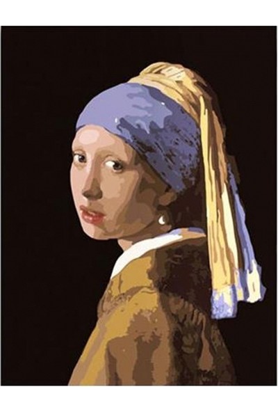 Pandora Shop Inci Küpeli Kız Sayılarla Boyama Seti Rulo 60 x 75 cm Pandora Shop Inci Küpeli Kız Sayılarla Boyama Seti Rulo 60 x 75 cm