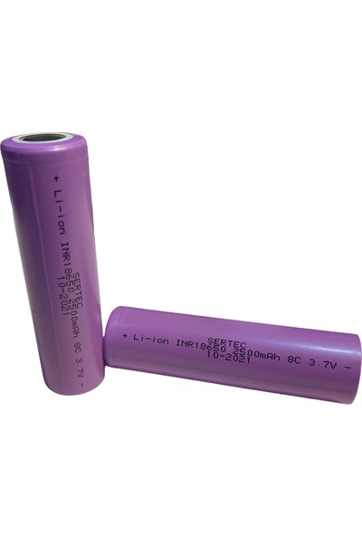 Sertec INR18650 3.7 V 2500 Mah 20A Li-Lon Şarj Edilebilir Pil Sertec INR18650 3.7 V 2500 Mah 20A Li-Lon Şarj Edilebilir Pil