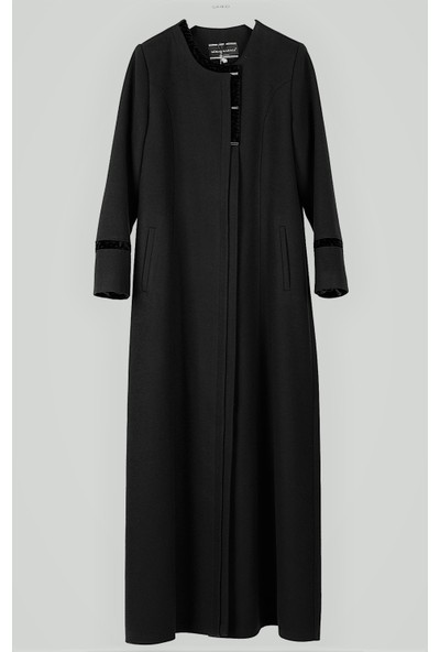 Günay Karaca Büyük Beden Kışlık Kaşe Pardesü