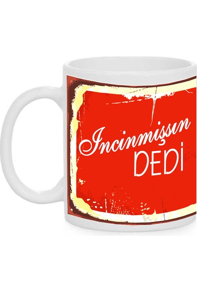 Sihirli Kare Retro Tasarım Incinmişsin Kupa Bardak