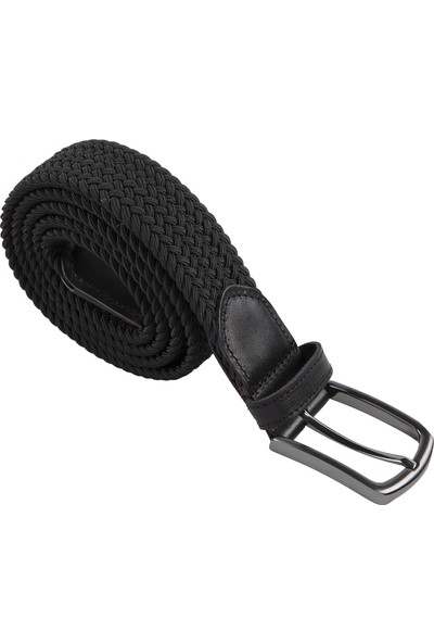 Habby Accessories Örgülü Esnek Hakiki Deri Detaylı Elastik Kemer