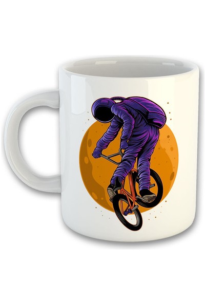 Mimiyum Akrobatik Astronot Baskılı Kupa Bardak Mimiyum Akrobatik Astronot Baskılı Kupa Bardak