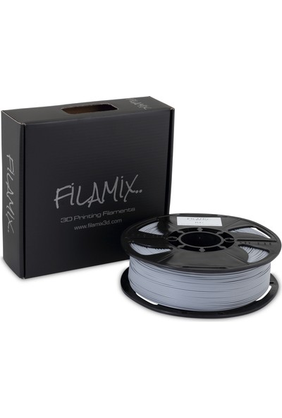 Filamix 3D Yazıcı / Kalem Için 1 kg Pla Filament Gümüş Gri Filamix 3D Yazıcı / Kalem Için 1 kg Pla Filament Gümüş Gri