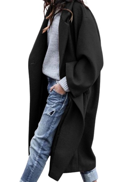 Farfi Basit Kış Coat Katı Renk Tüm Maç Kadınlar Katı Renk Tüm Maç Palto Günlük Giyim Için (Yurt Dışından) Farfi Basit Kış Coat Katı Renk Tüm Maç Kadınlar Katı Renk Tüm Maç Palto Günlük Giyim Için (Yurt Dışından)