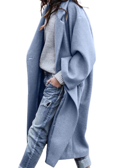 Farfi Basit Kış Coat Katı Renk Tüm Maç Kadınlar Katı Renk Tüm Maç Palto Günlük Giyim Için (Yurt Dışından) Farfi Basit Kış Coat Katı Renk Tüm Maç Kadınlar Katı Renk Tüm Maç Palto Günlük Giyim Için (Yurt Dışından)