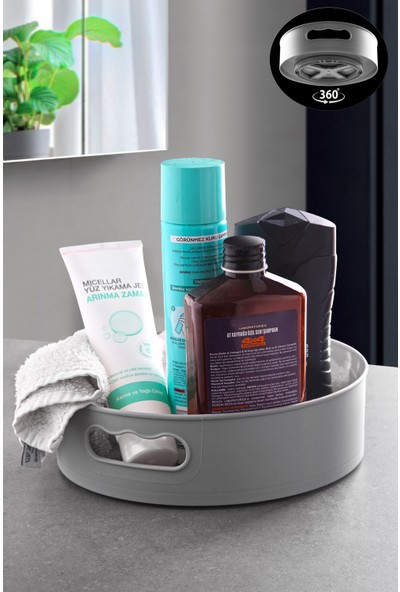 Kitchen Life 360 Derece Dönen Banyo&buzdolabı Düzenleyici Tepsi