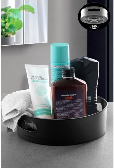 Kitchen Life 360 Derece Dönen Banyo&buzdolabı Düzenleyici Tepsi