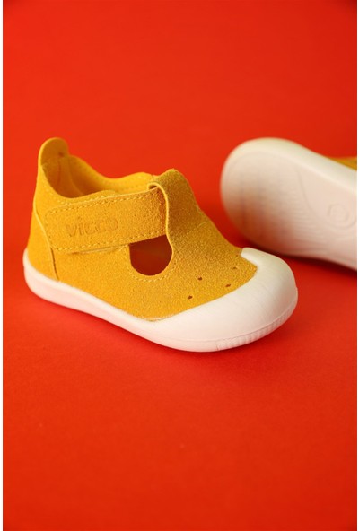 Vicco Loro Unisex Sarı Ilk Adım Ayakkabı