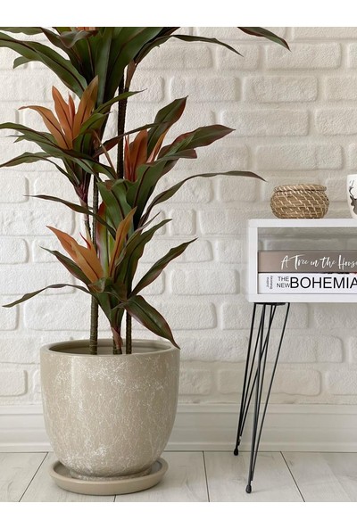 Odka Saksı Tabaklı 40CM Mia Seri Mermer Desenli Taş Mermer Desenli Odka Saksı Tabaklı 40CM Mia Seri Mermer Desenli Taş Mermer Desenli