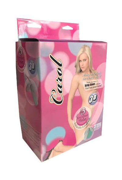 Carol Yellow Doll Sarı Saçlı Titreşimli Şişme Manken Carol Yellow Doll Sarı Saçlı Titreşimli Şişme Manken