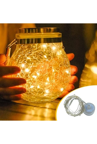 Bakır Tel 3 Metre Dekoratif Aydınlatma Günışığı LED Işık Zinciri Bakır Tel 3 Metre Dekoratif Aydınlatma Günışığı LED Işık Zinciri