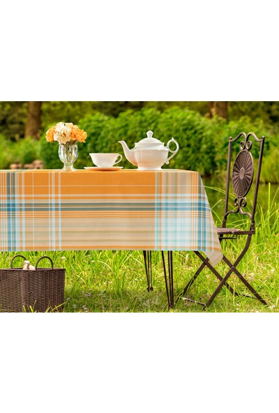 Madame Coco Farrant Pvc Masa Örtüsü - Sarı - 100 x 140 cm Madame Coco Farrant Pvc Masa Örtüsü - Sarı - 100 x 140 cm